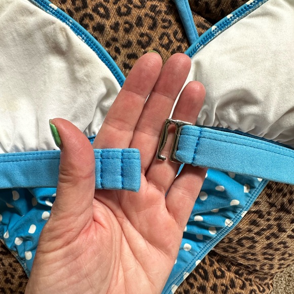 Swim | Blue Polka Dot Bikini | Poshmark